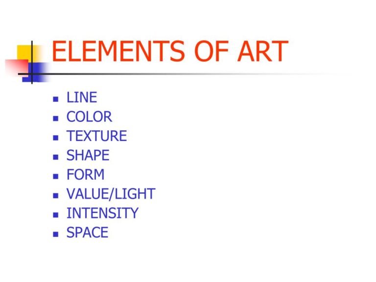 Basic Elements of Architecture